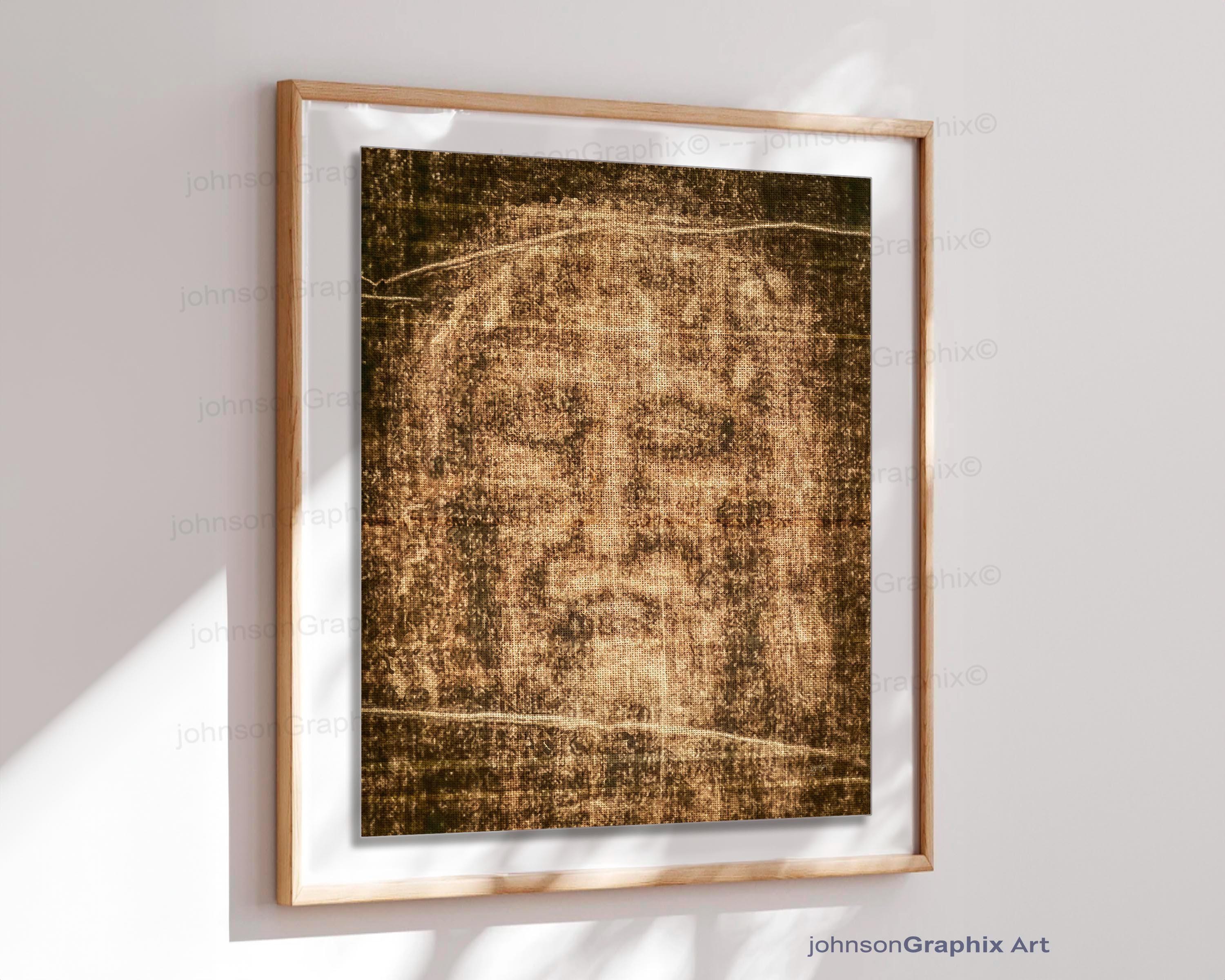 Shroud of Turin Print: Face of Jesus, Religious Christian Art - Etsy