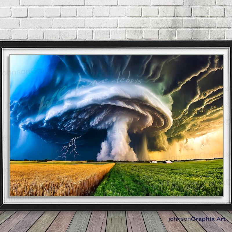 Tornado Painting - Etsy
