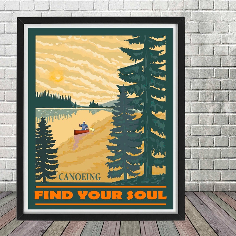 Canoe Art - Etsy