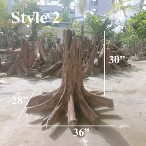 Tree Stump Driftwood Aquarium Wood Large Aquascape Decor Fish Tank ...