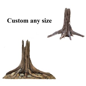 Aquarium Driftwood Stump Tree Aquascape Hardscape Wood Terrarium Fish ...