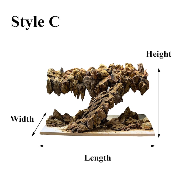 Dragon Stone Aquarium Aquascape Landscape Bonsai Fish Tank Decorations ...