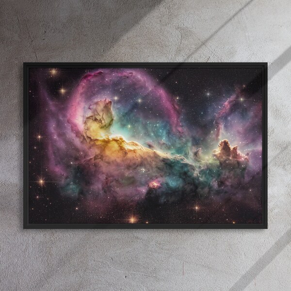 Digital Nebula Art - Etsy