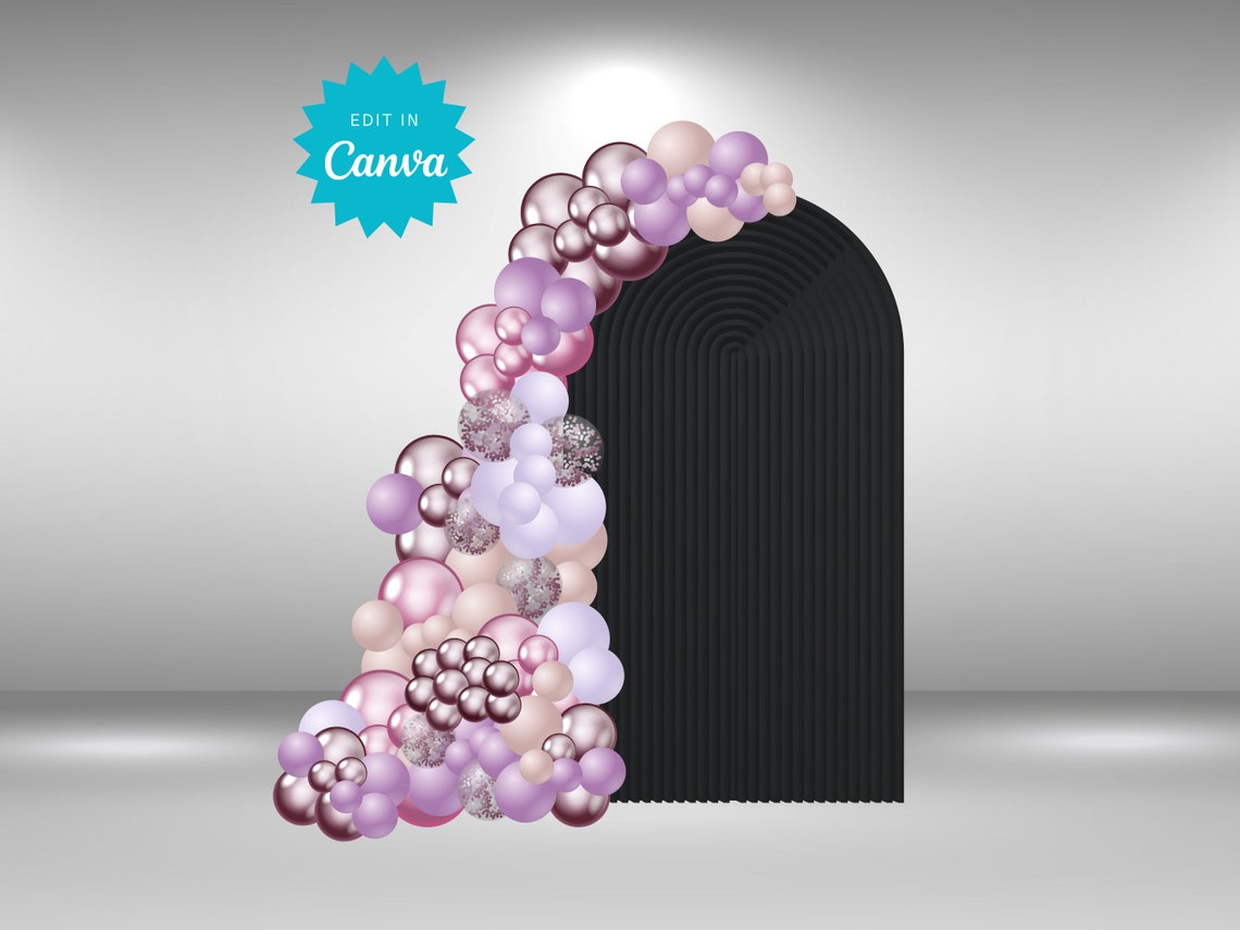 Balloon Clusters SVG Bundle Template Digital Editable - Etsy Canada