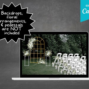 Event Chairs Mockup Bundle: Canva Template (digital Download) - Etsy