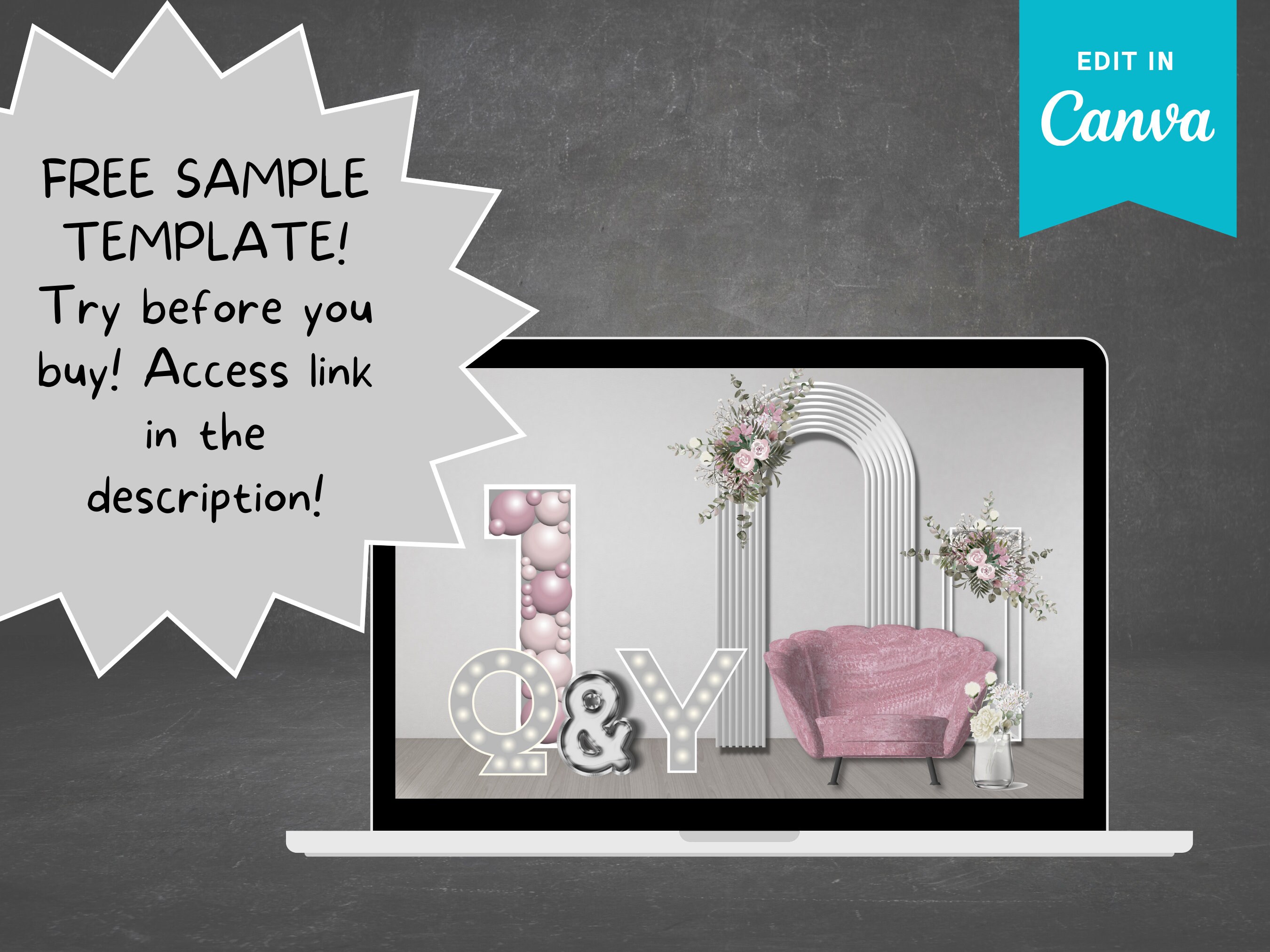Event Chairs Mockup Bundle: Canva Template (digital Download) - Etsy