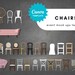 Event Chairs Mockup Bundle: Canva Template (digital Download) - Etsy