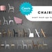 Event Chairs Mockup Bundle: Canva Template (digital Download) - Etsy