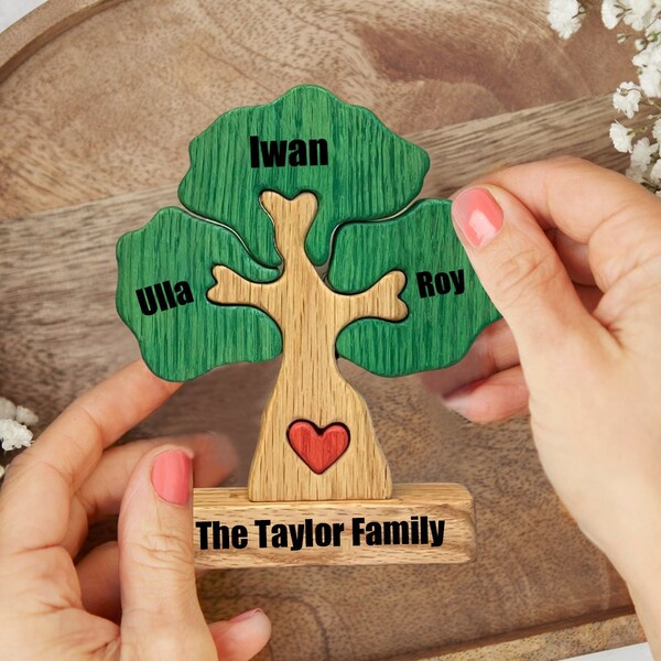 Wood Tree Puzzle - Etsy