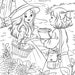Witch in the Forest PRINTABLE COLORING PAGE - Etsy