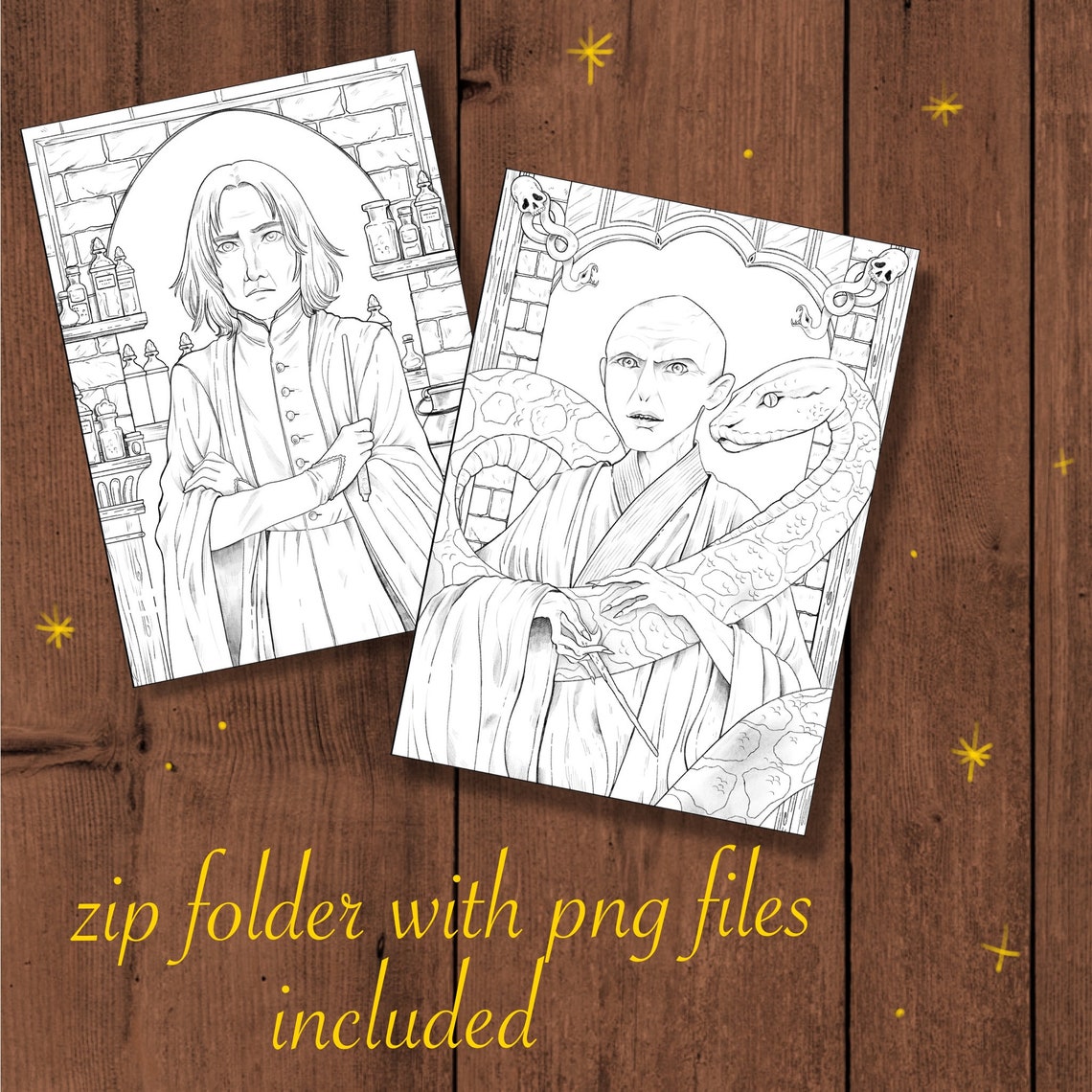 Magic School PDF Printable COLORING PAGE - Etsy