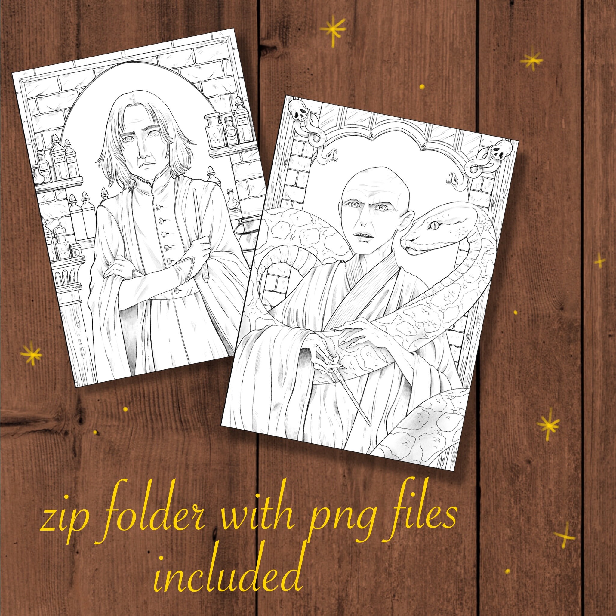 Magic School PDF Printable COLORING PAGE - Etsy