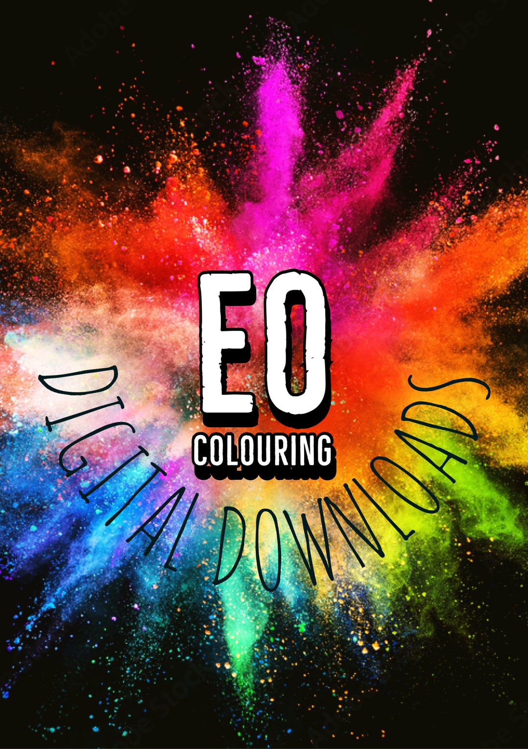 Mermaid Digital Colouring Pages - Etsy