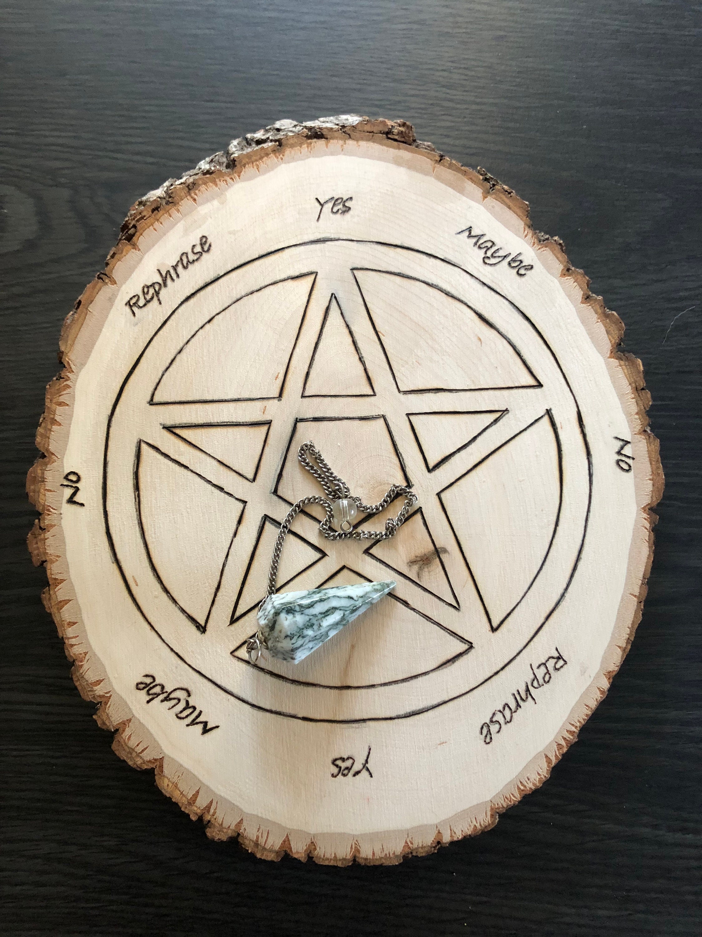Pentagram Pendulum Board - Etsy
