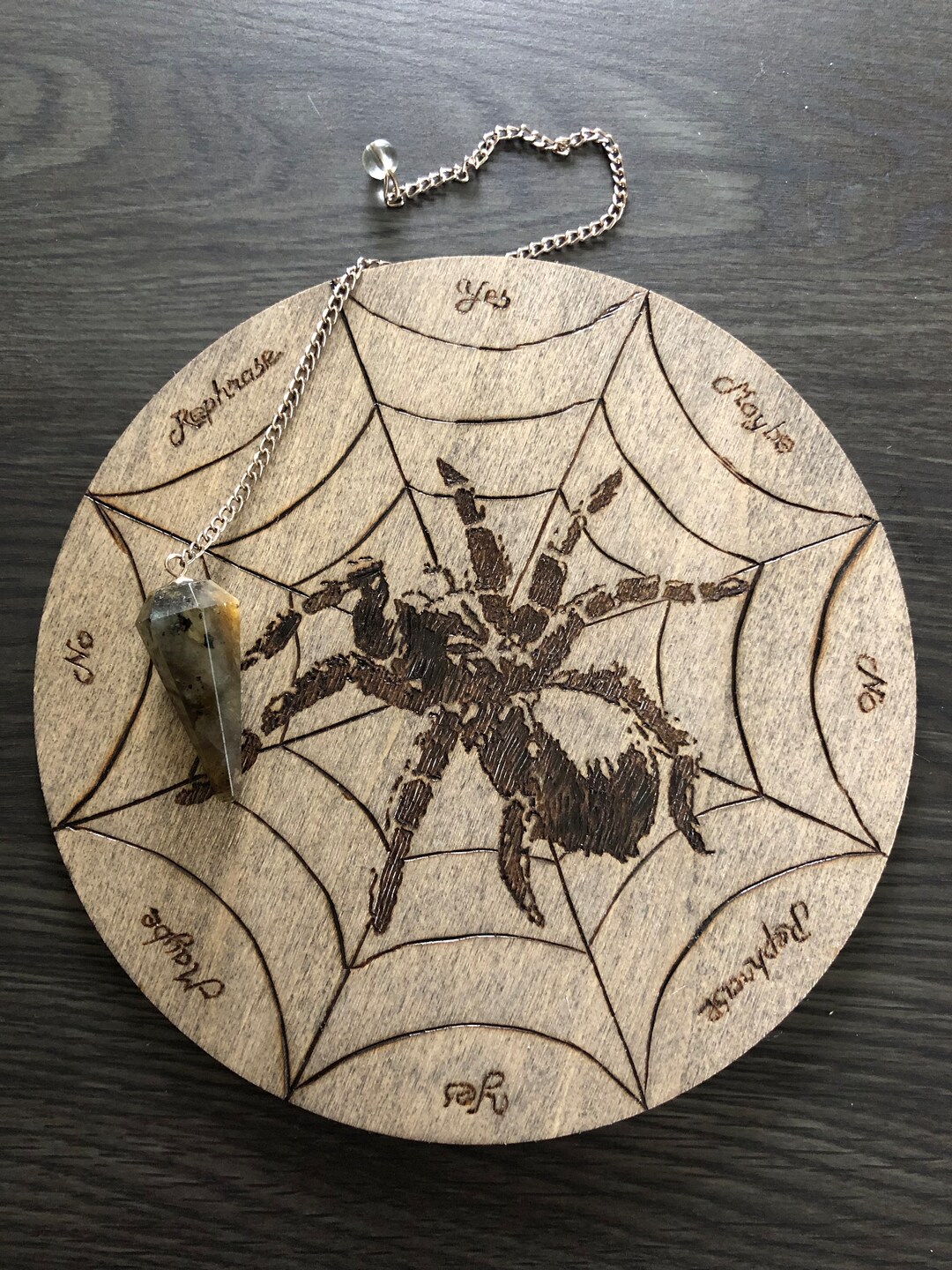 Spider Pendulum Board - Etsy