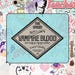 Halloween Potion Bottle Wine Label Sticker Decal, Vampire Blood Evil ...