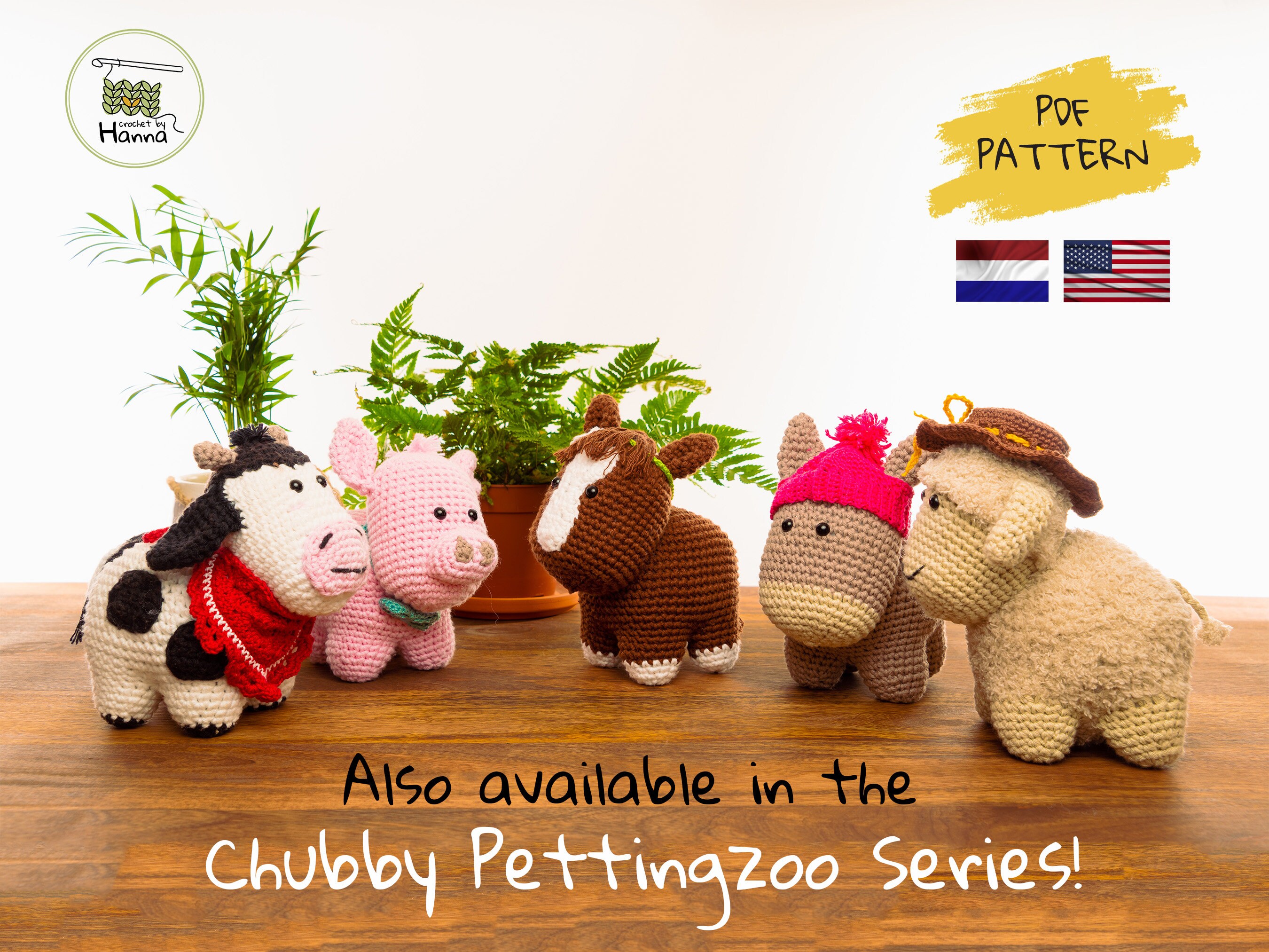 Crochet Pattern Chubby Turkey, Crochet Amigurumi, Chubby Pettingzoo ...