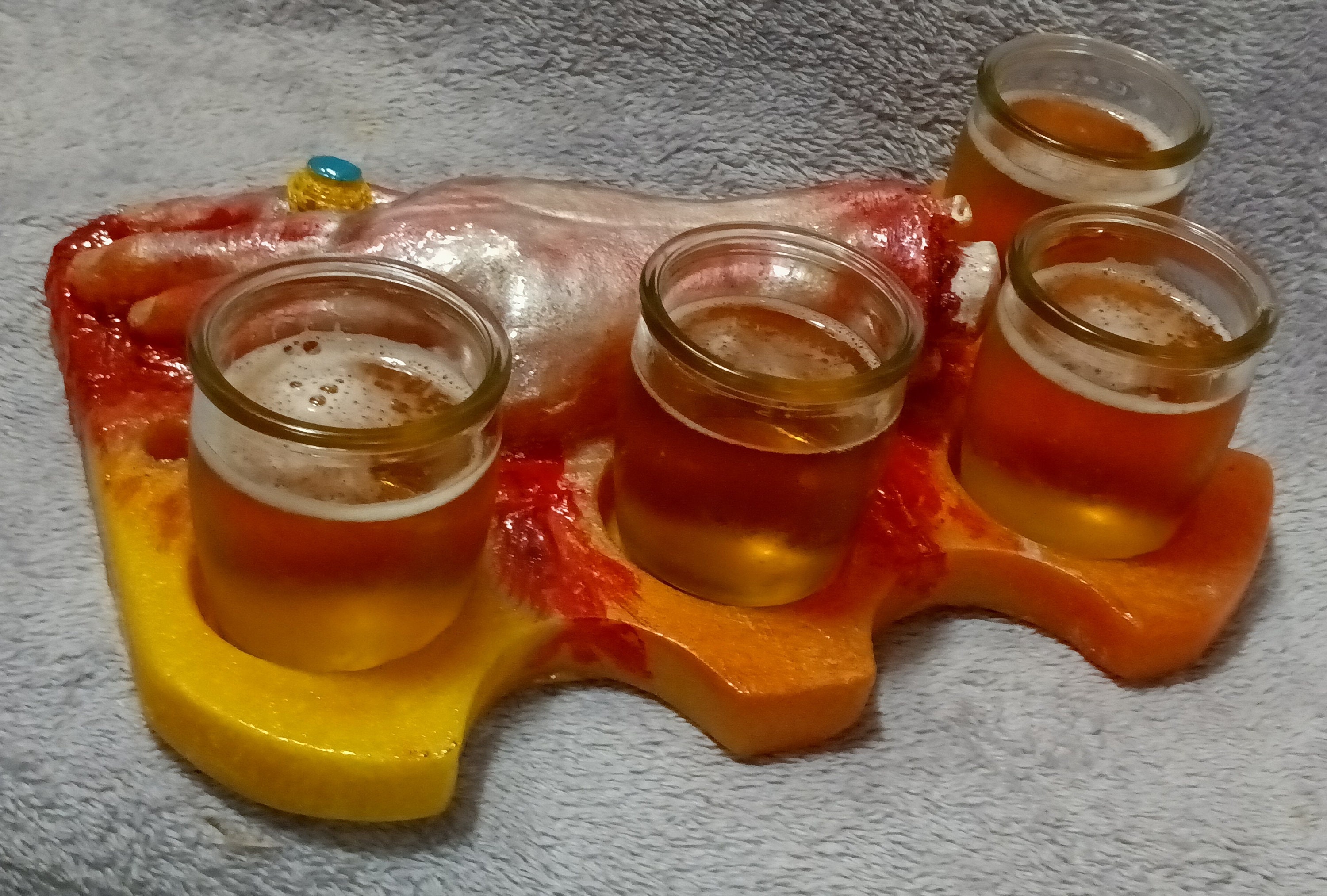 Helping Hand "pinky" Epoxy Beer Flight - Etsy