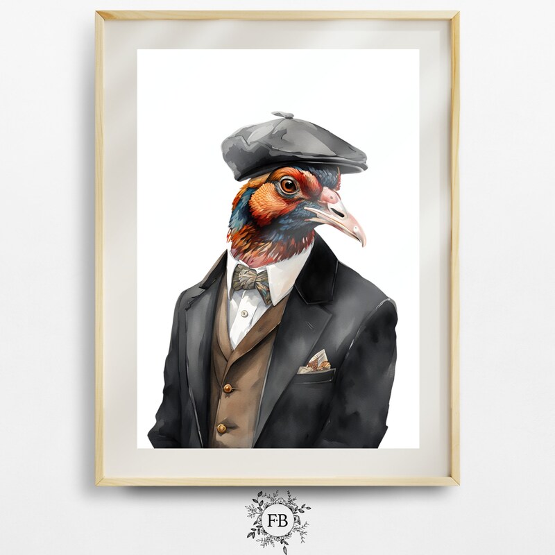 Game Bird Watercolor - Etsy