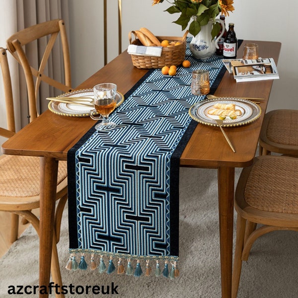 Boho Table Runner - Etsy