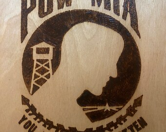 Rustic Pow Mia Signs - Etsy