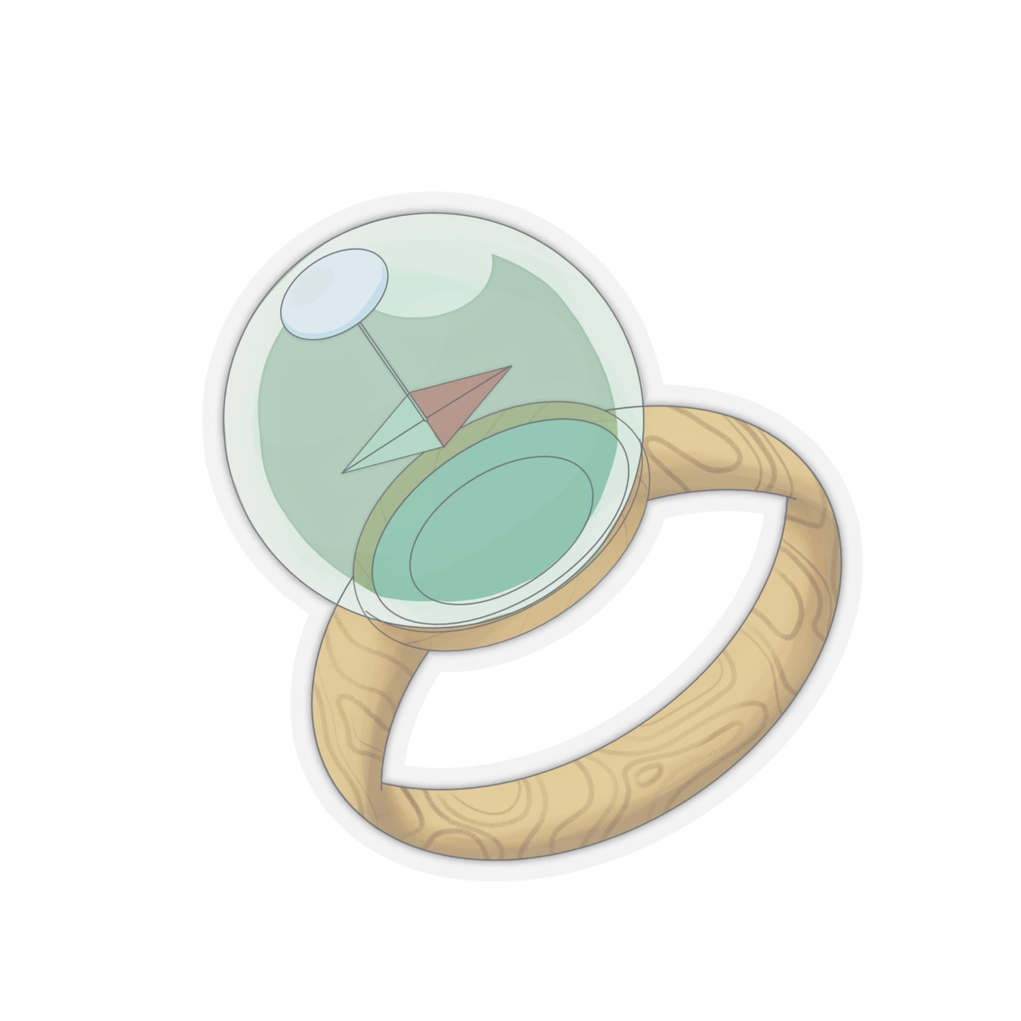 Nami Log Pose Sticker | One Piece - Etsy