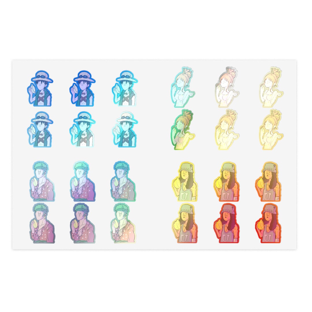 One Piece | Straw Hat Luffy Zoro Nami Usopp Vinyl Decals - Etsy