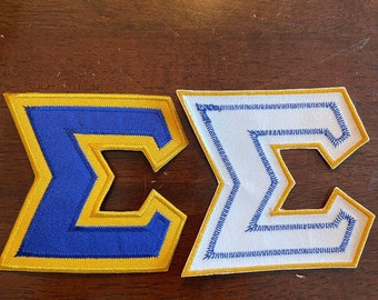 Iron on Sigma Letter - Etsy