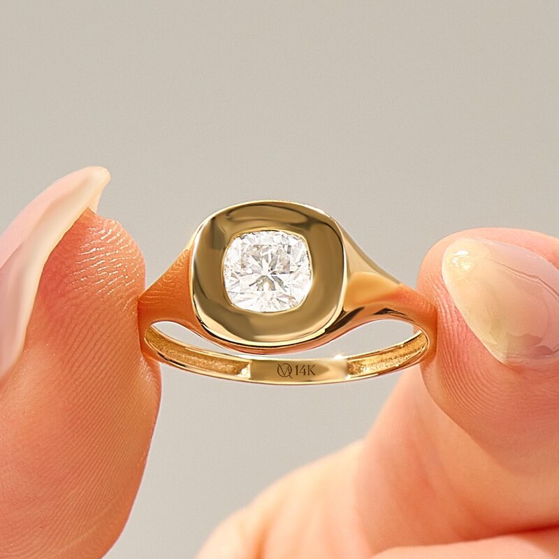 Diamond Pinky Ring Women - Etsy