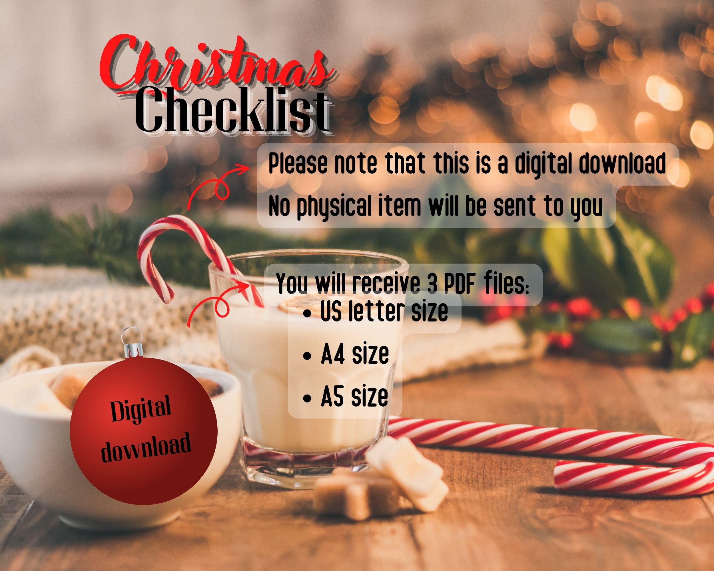 Christmas Preparation Checklist, Prepare for Xmas, List to Help You in ...