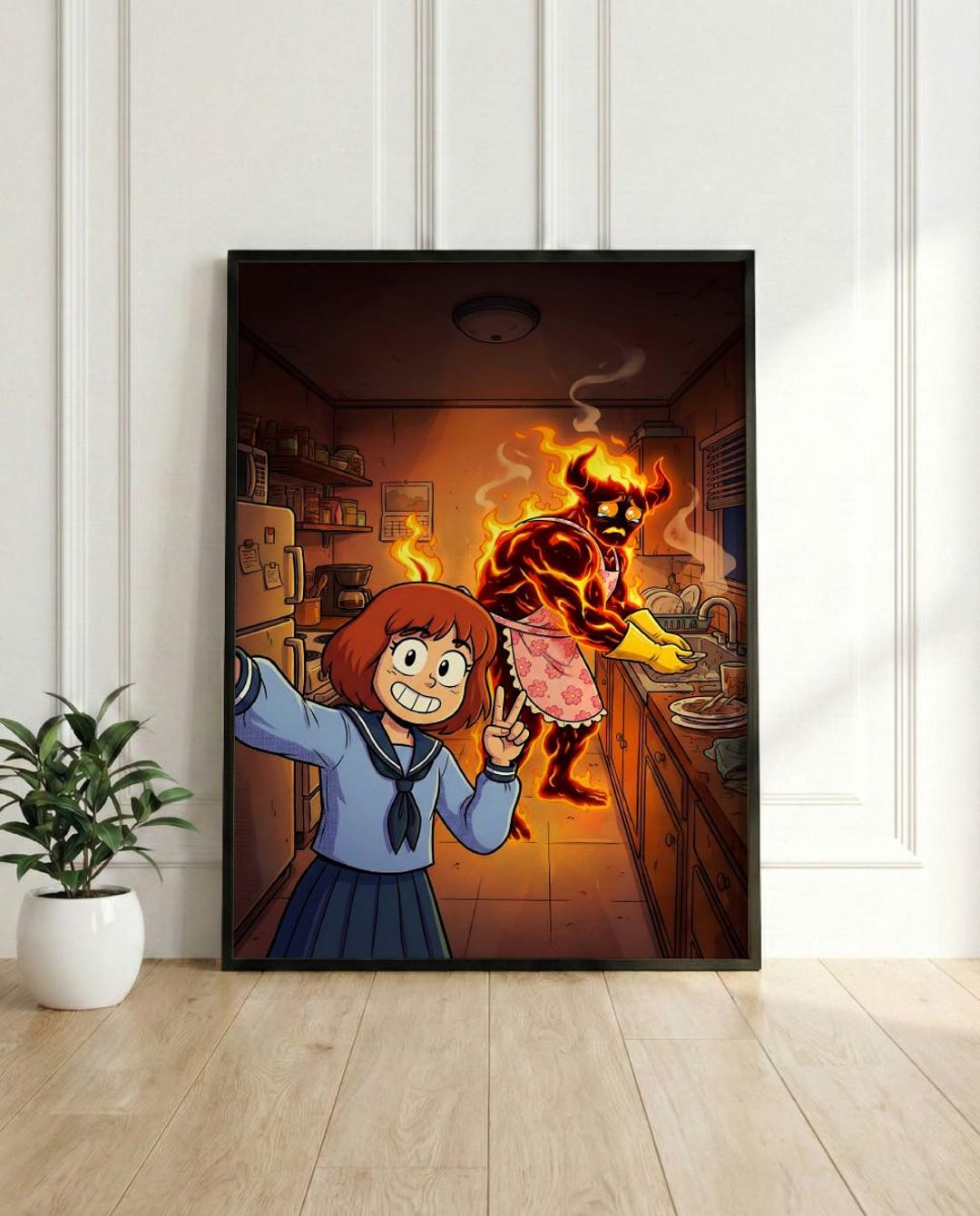 Nostalgic 80s Cartoon Art, Clementine and Malmoth Digital Download ...