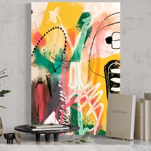 Funky Wall Art, Modern Abstract Print, Funky Decor, Printable Funky ...