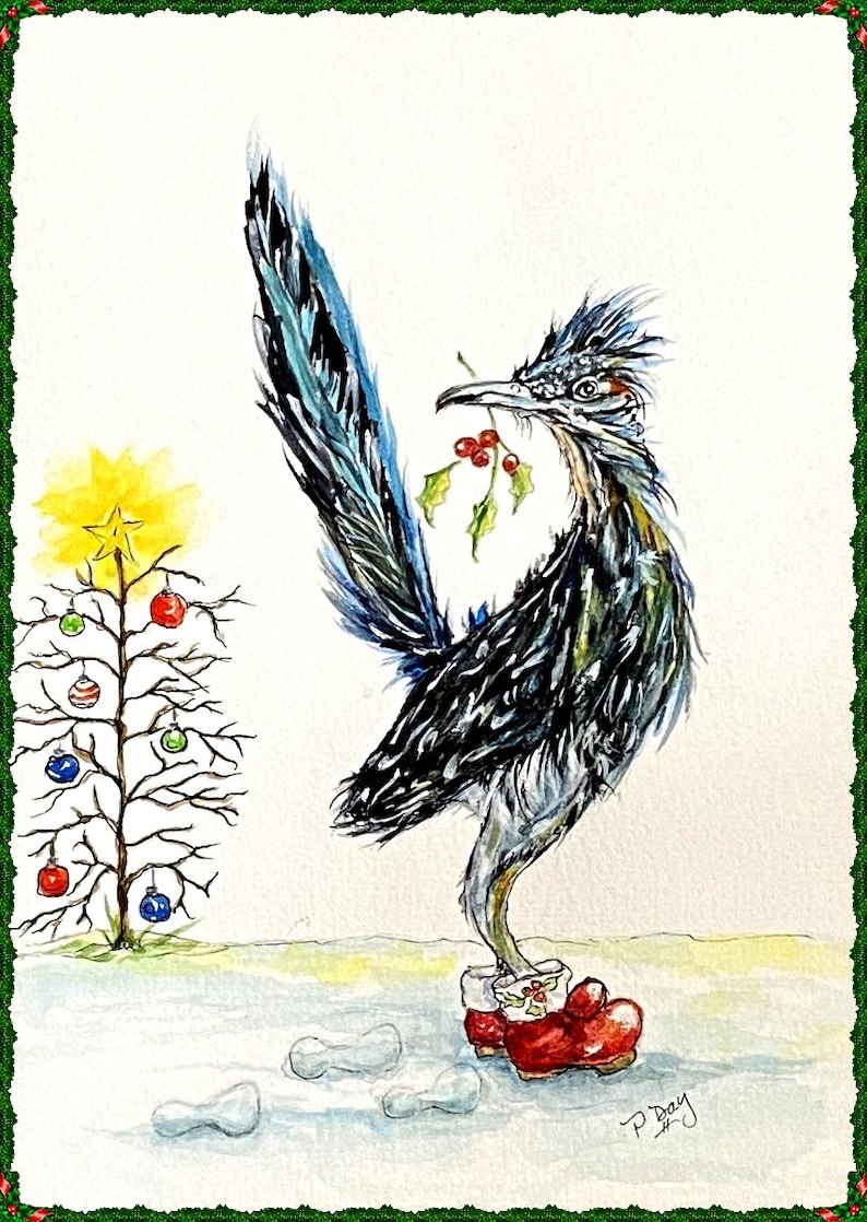 Pack of 7 Fun-loving ROADRUNNER Christmas Cards 5 X 7 Cards - Etsy