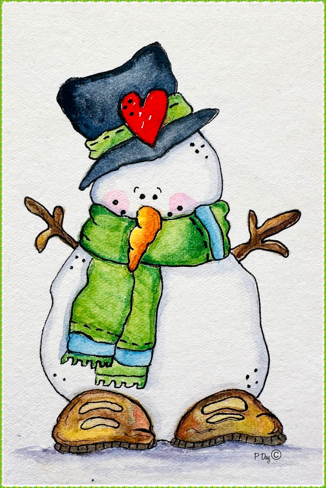 Pack of 7 Holiday SNOWMAN Christmas Cards (5” X 7” Cards) - Etsy