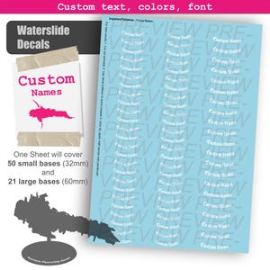 Decals - Custom Flying Bases - Etsy