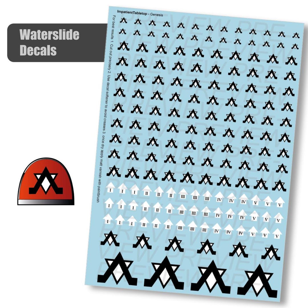 Decals - Genesis - Etsy