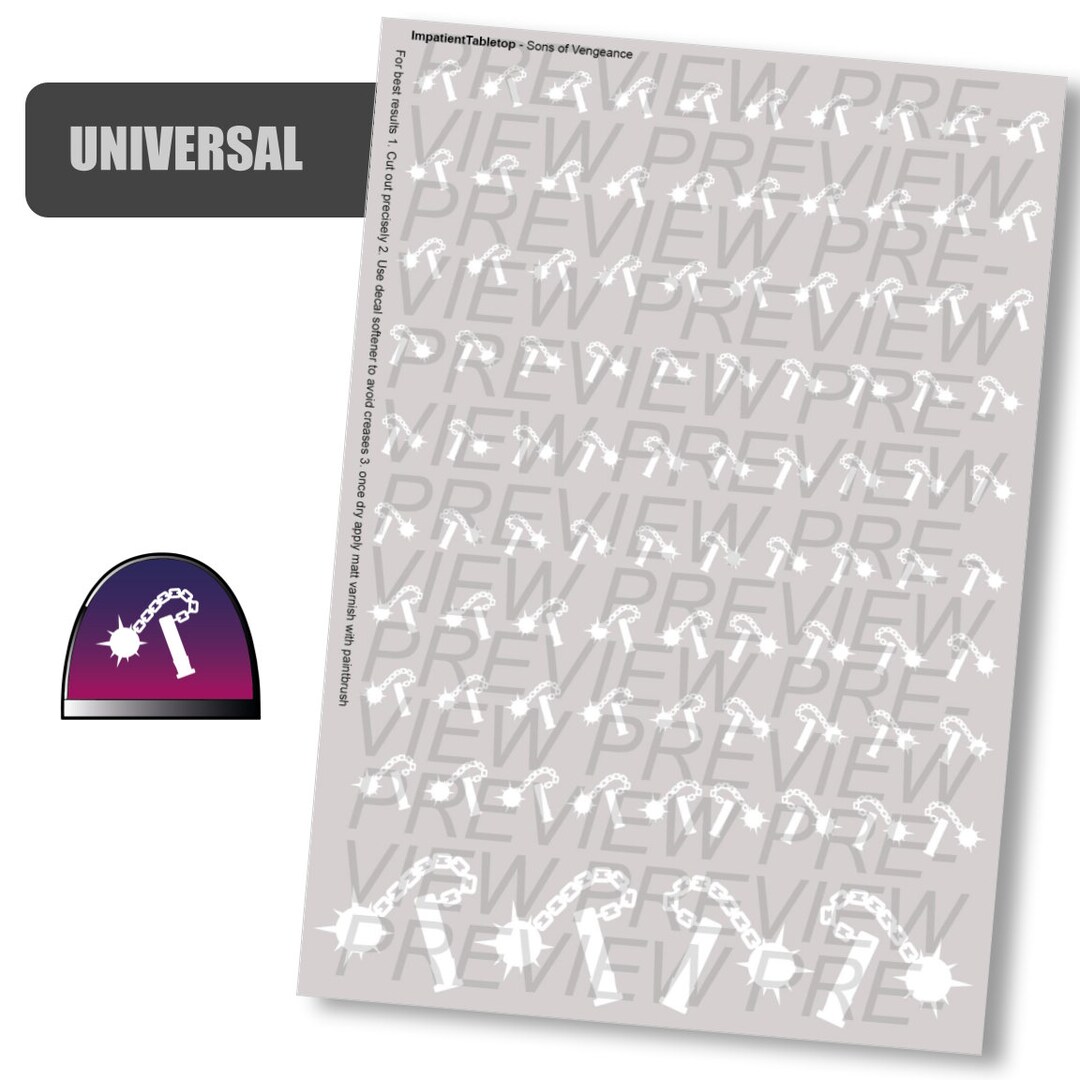 Decals Sons of Vengeance - Etsy