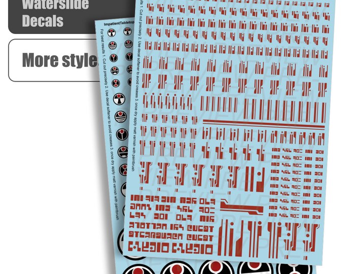 Waterslide Decals for 1/64 Diecast Cars - Etsy