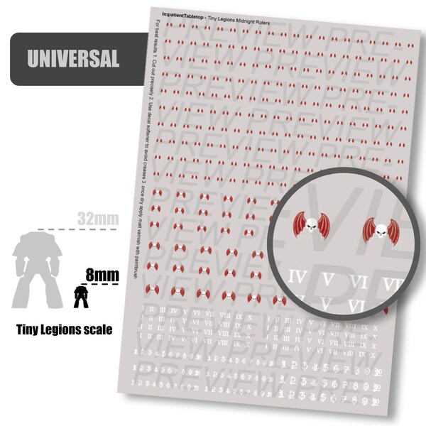 40k Transfer Sheets - Etsy