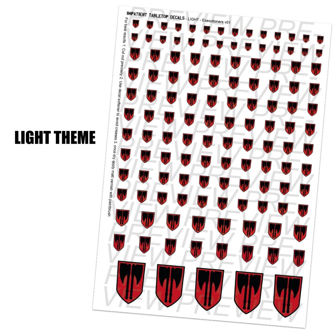 Decals Executioners - Etsy UK