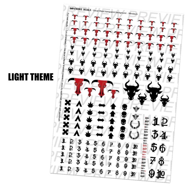 40k Transfer Sheets - Etsy