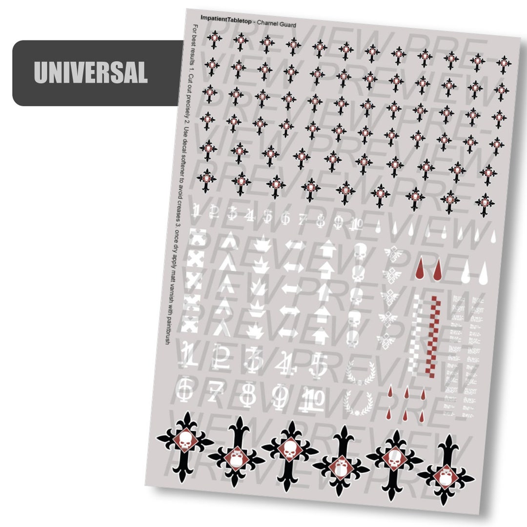 Decals Charnel Guard - Etsy