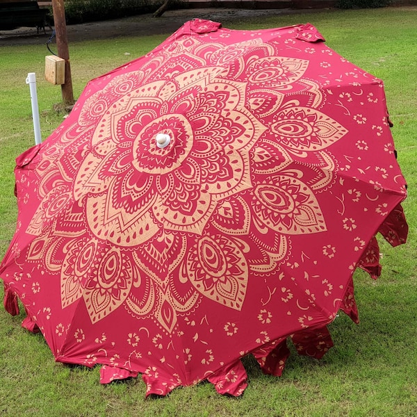 Garden Parasol - Etsy UK