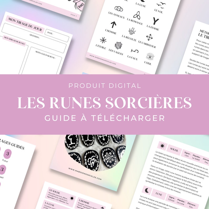 Complete Guide to Witch Runes to Download, Witch Runes, Grimoire Cards ...