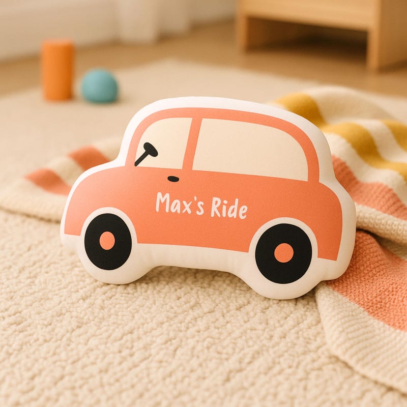 Car Shaped Pillow - Etsy