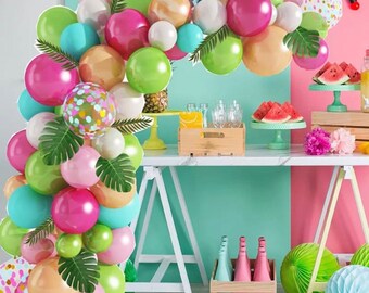 Tropical Party Balloon Arch - Etsy