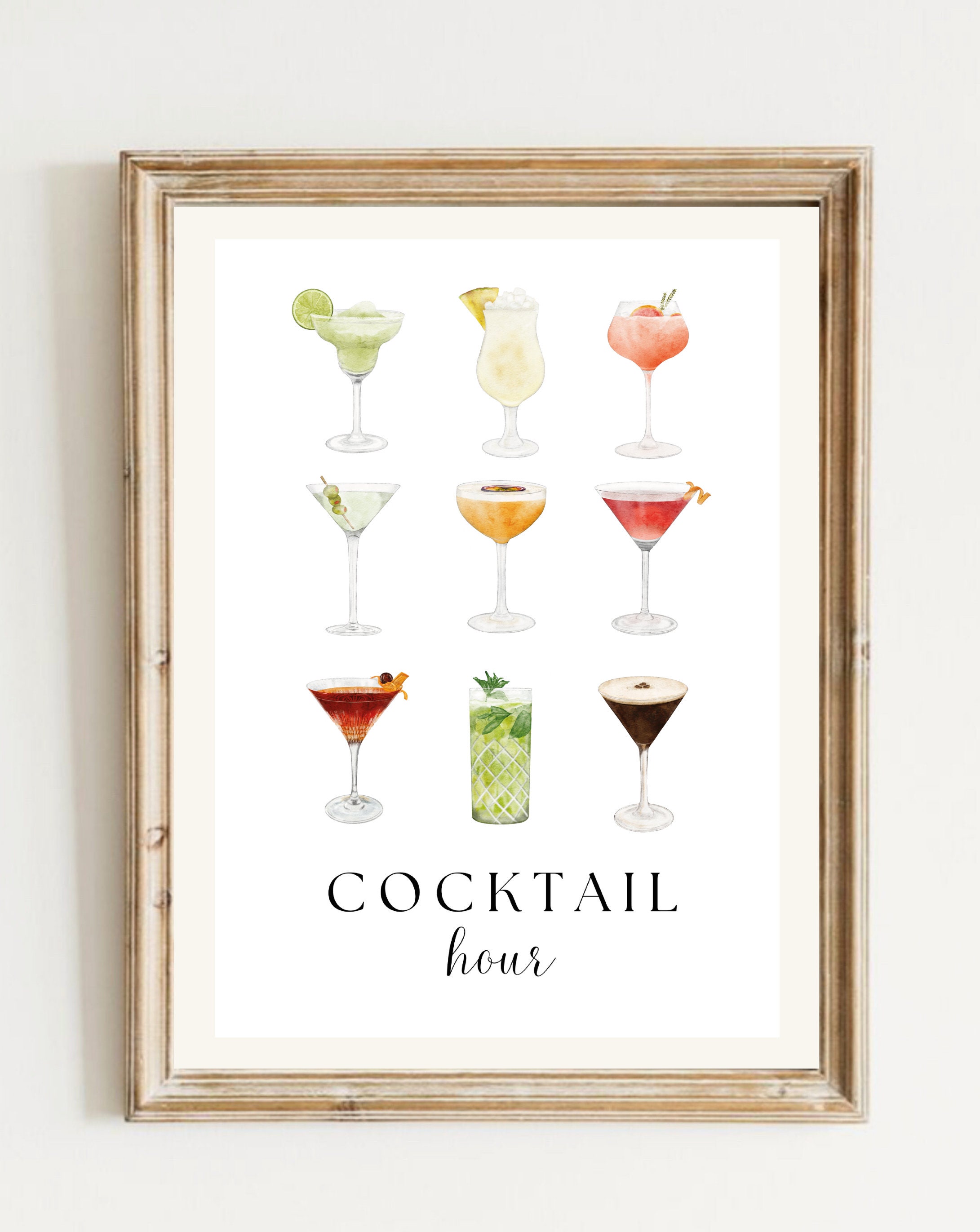Cocktail Hour - Art Print - Etsy