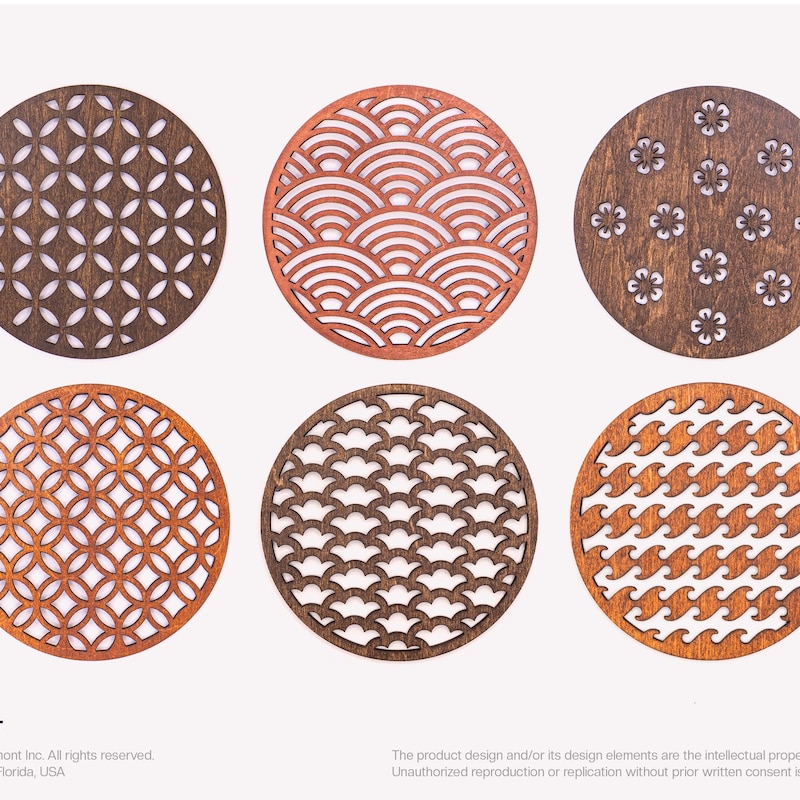 Japanese Coasters - Etsy