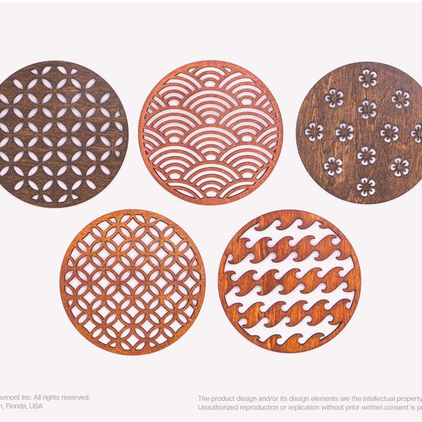 Japanese Coasters - Etsy