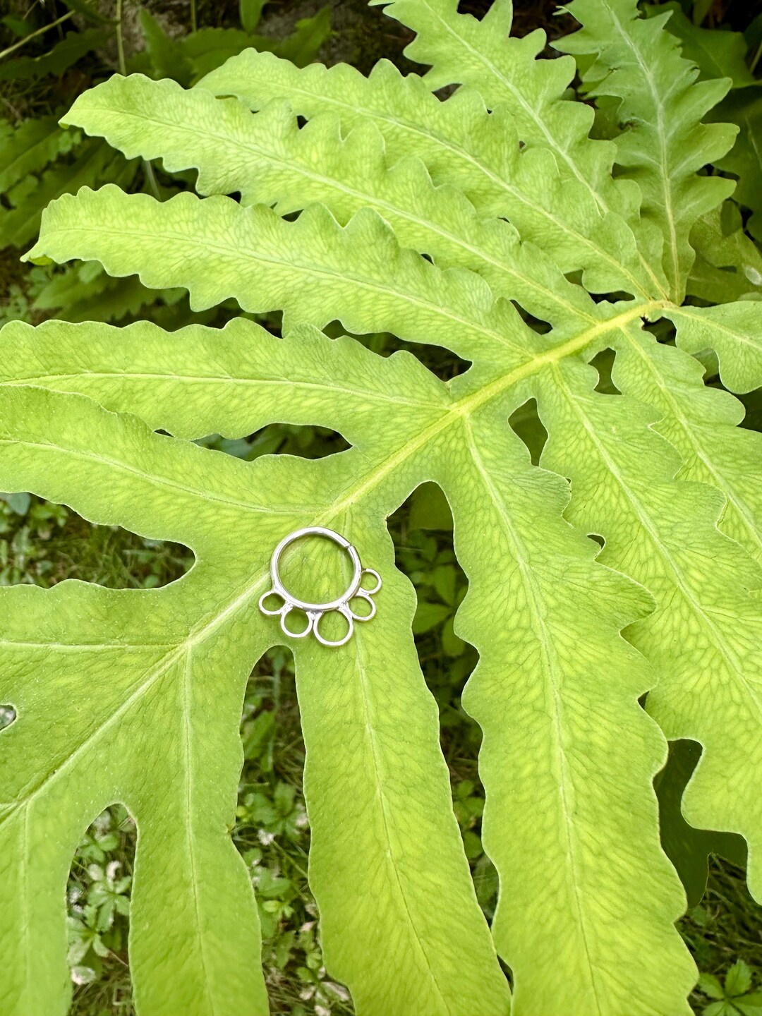 Soldered Septum Ring - Flower - Etsy